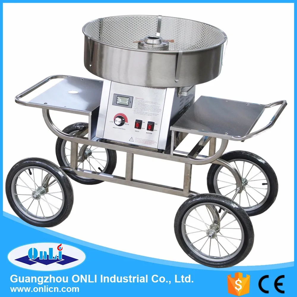 Digital Professional Candy Floss Maker Cart Cotton Candy Floss Machine ...