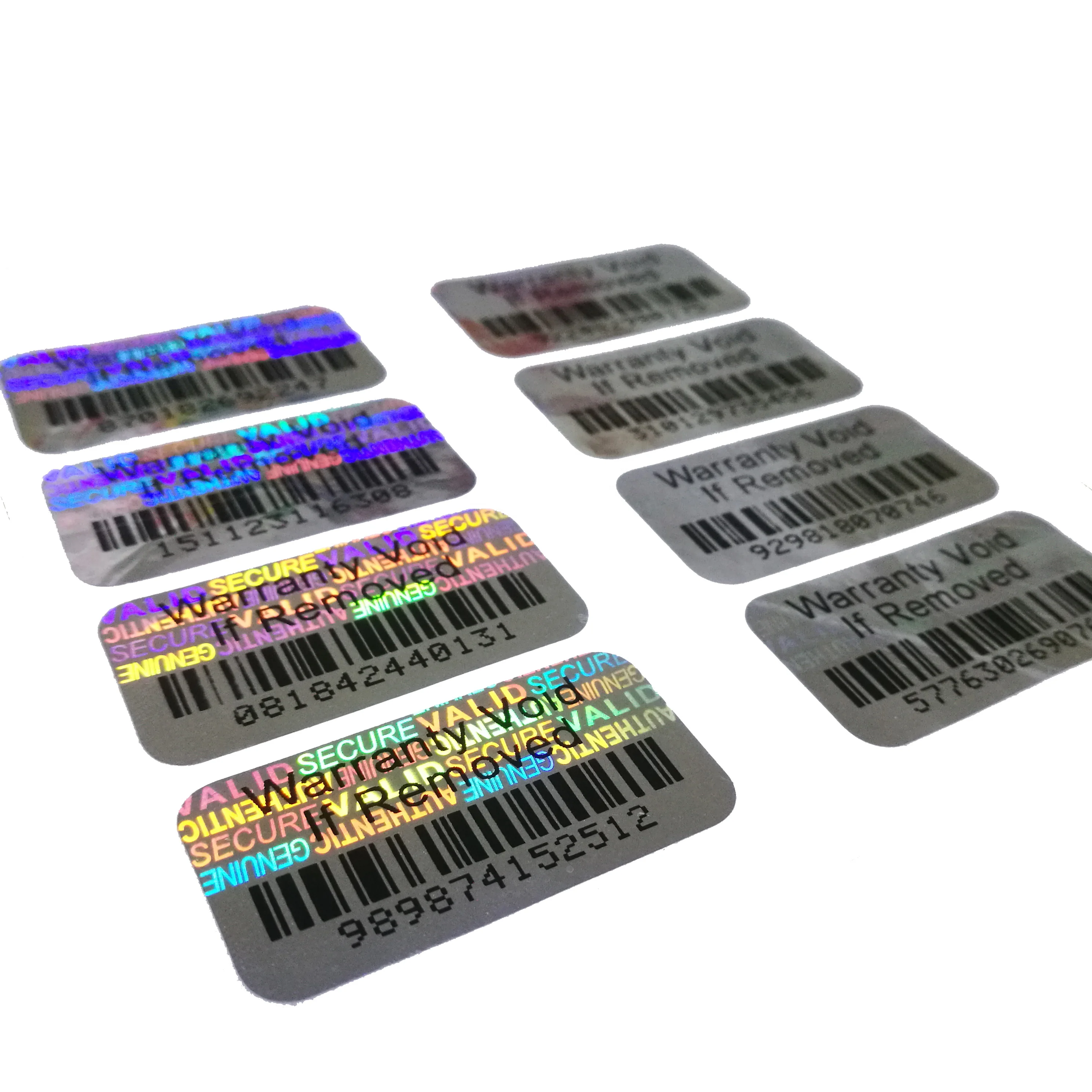 Factory Price Custom Qr Code/ Barcode/ Serial Number 3d Hologram ...