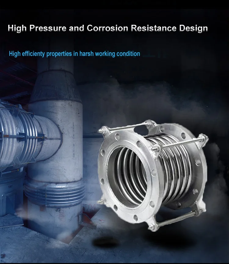 Pipe Corrugated Compensator/stainless Steel Steam Pipe Reinforced Metal ...