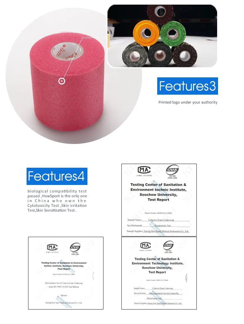 Ce/iso/fda Approved Medical Under Wrap Bandage Polyurethane Foam Wrap ...