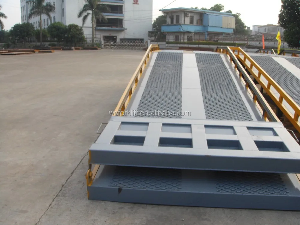 6-10t Height Adjustable Loading Dock Ramp/movable Truck Portable ...