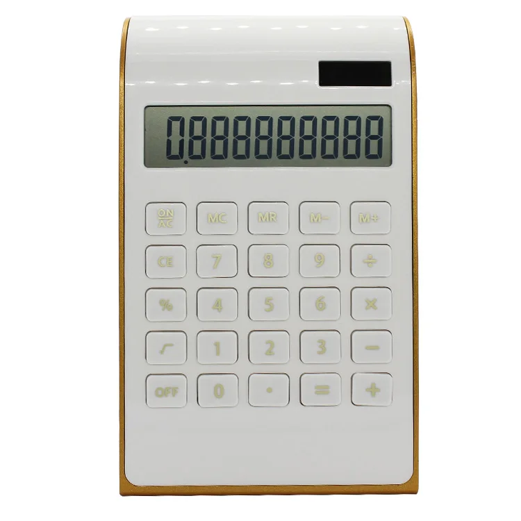 New Style Portable 10 Digits Dual Power Electronic Desktop Finance ...