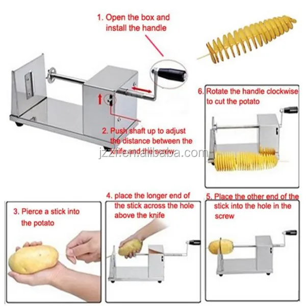 Wholesale Twist Twister Tornado Spiral Potato Cutting Machine - Buy ...