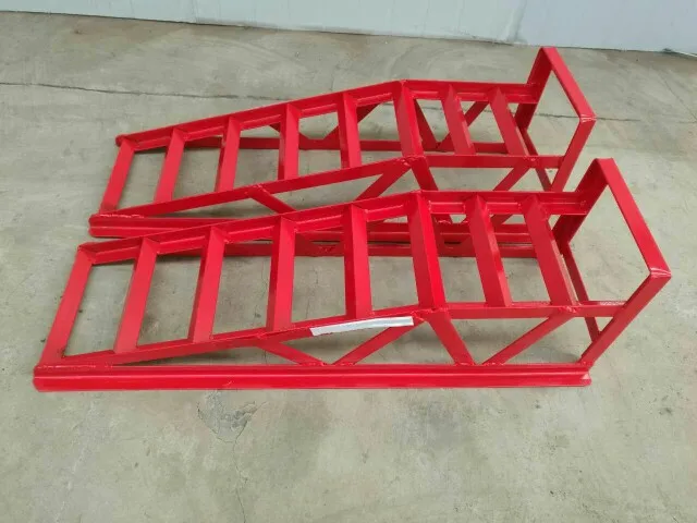 Metal Car Ramps for Sale - Durable Red Steel Options