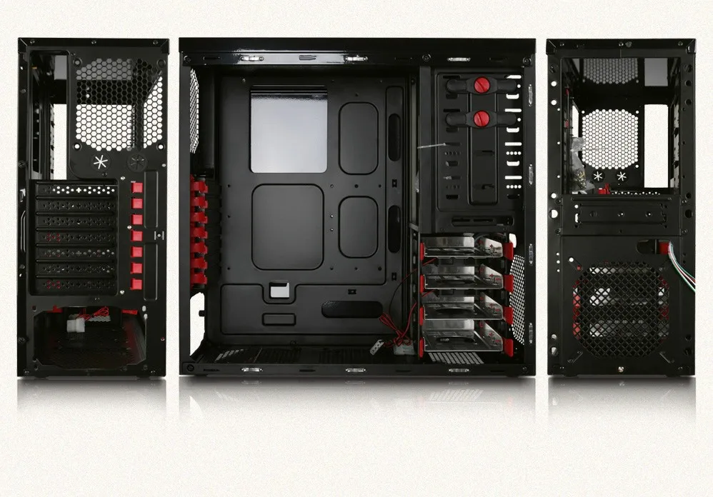 Lcd Display M-atx Computer Case - Buy Lcd Display Computer Case,Mid ...