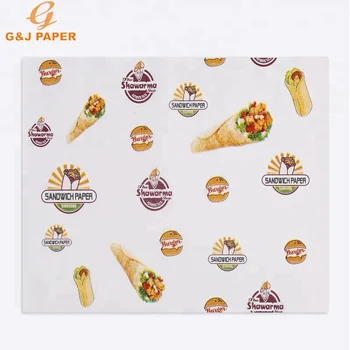 Oem Designs Printed Sandwich Wrapping Paper - Buy Sandwich Wrapping ...