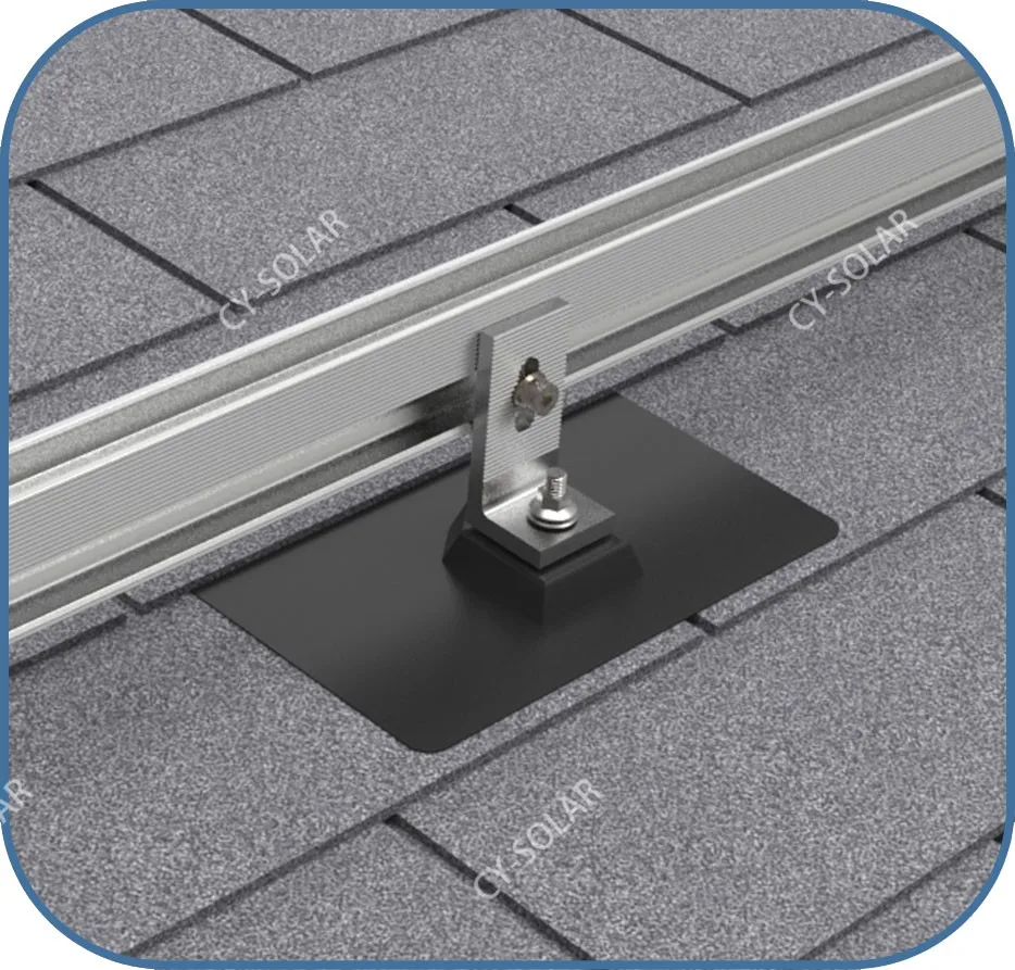 Asphalt Shingle Roof Solar Racking System For Home And Residential ...