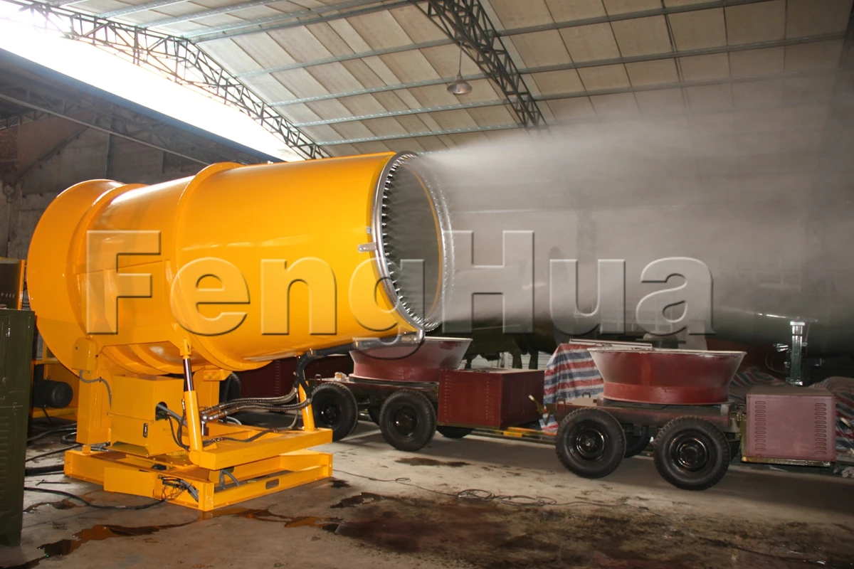 Industrial Dust Suppression Dust Control Water Fog Cannon For Open Pit ...