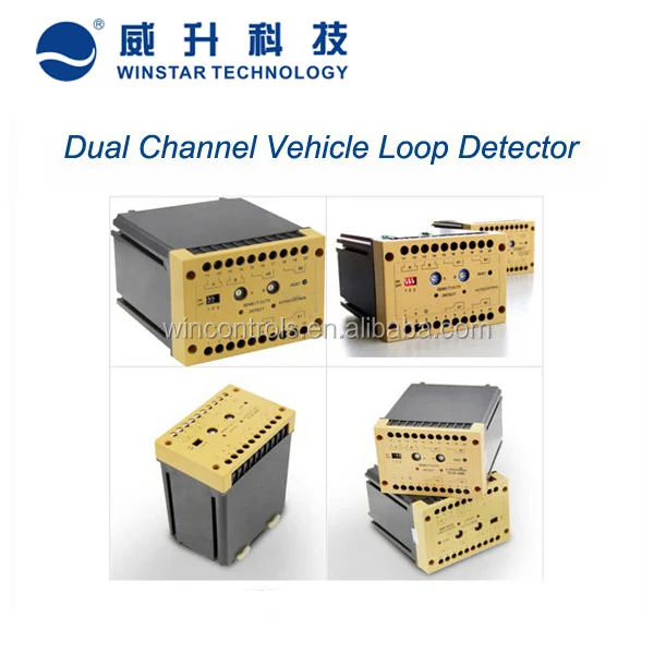 Four Relay Inductive Dual Channel Loop Detector For Rfid Parking Access ...