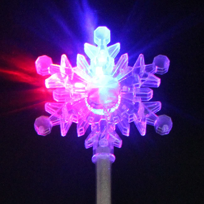 Snowflake LED Flashing Stick - Perfect for Christmas Party