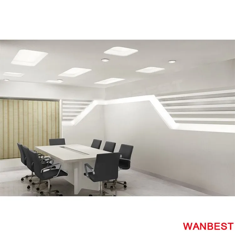 Desain Modern Putih Padat Permukaan Bulat Bentuk 6-8 Orang Multimedia ...