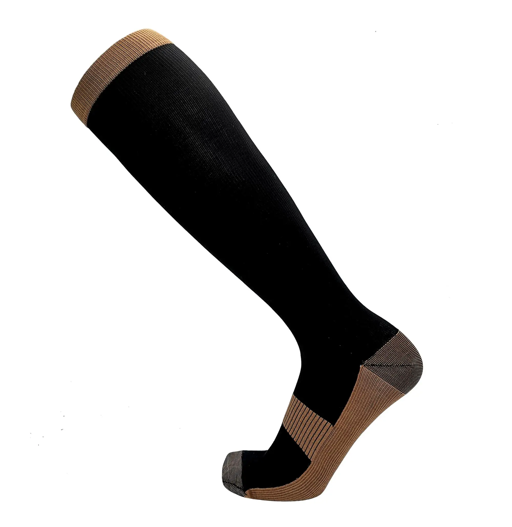 Copper Fiber Men's Sports Compression Socks In Stock Antimicrobial ...