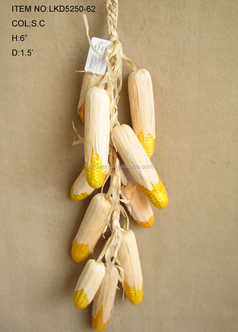 Alta calidad artificial maíz cadena 14 pulgadas artificial cadena ...