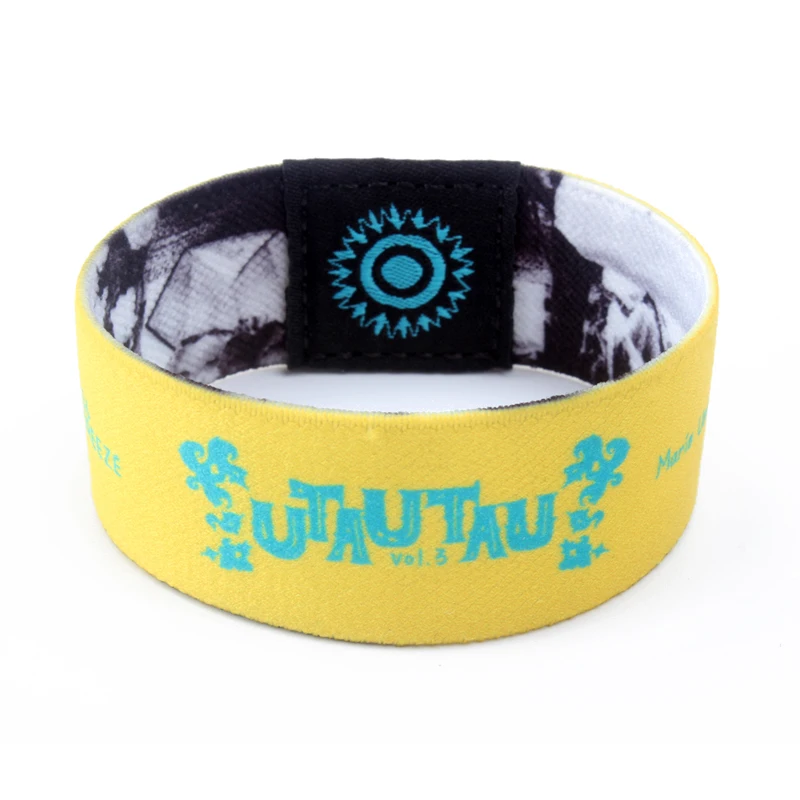 Promotion Heat Transfer Printed Fancy Wrist Band Dye Sublimation Design ...