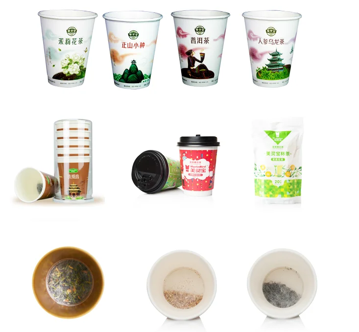 10 Cups/ Tube Customized Packing Easy Tea in Cup Jasmine Green Tea ...