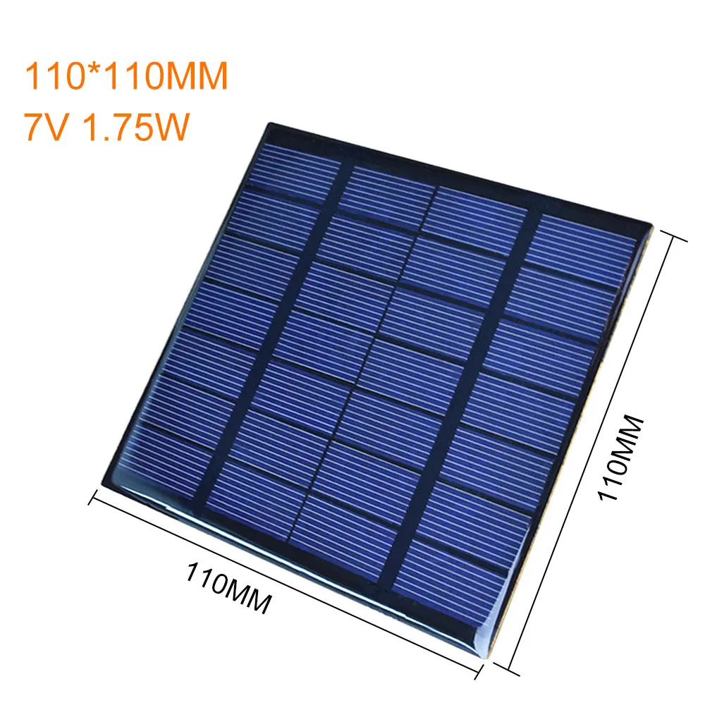 Mini 7v 1.75w Polycrystalline Silicon Epoxy Resin Low Price Small Size ...