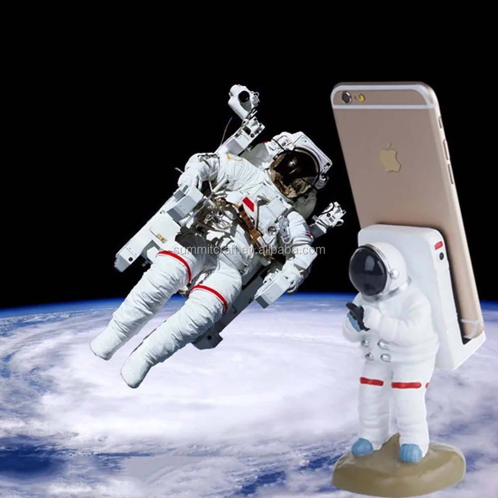Resin Astronaut Smartphone Stand Mobile Cell Phone Holder - Buy Phone ...