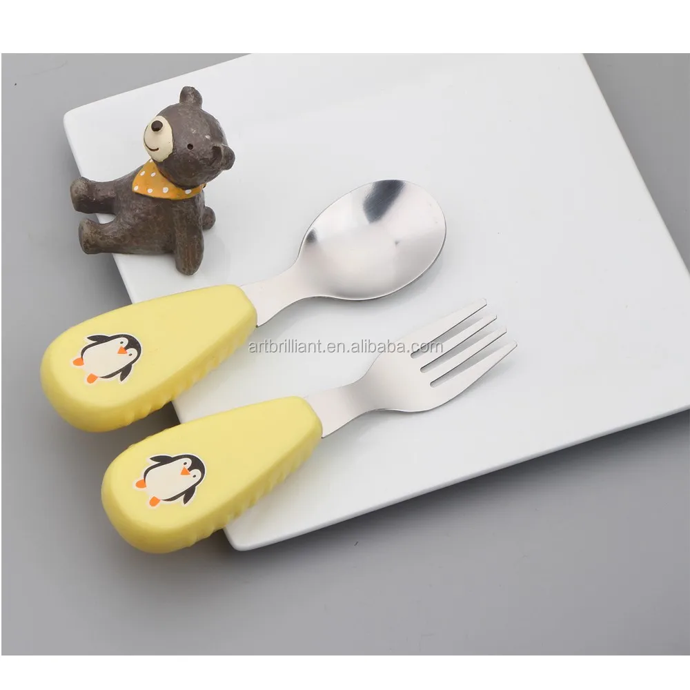3pcs Stainless Steel Children Cutlery Set - Back to School