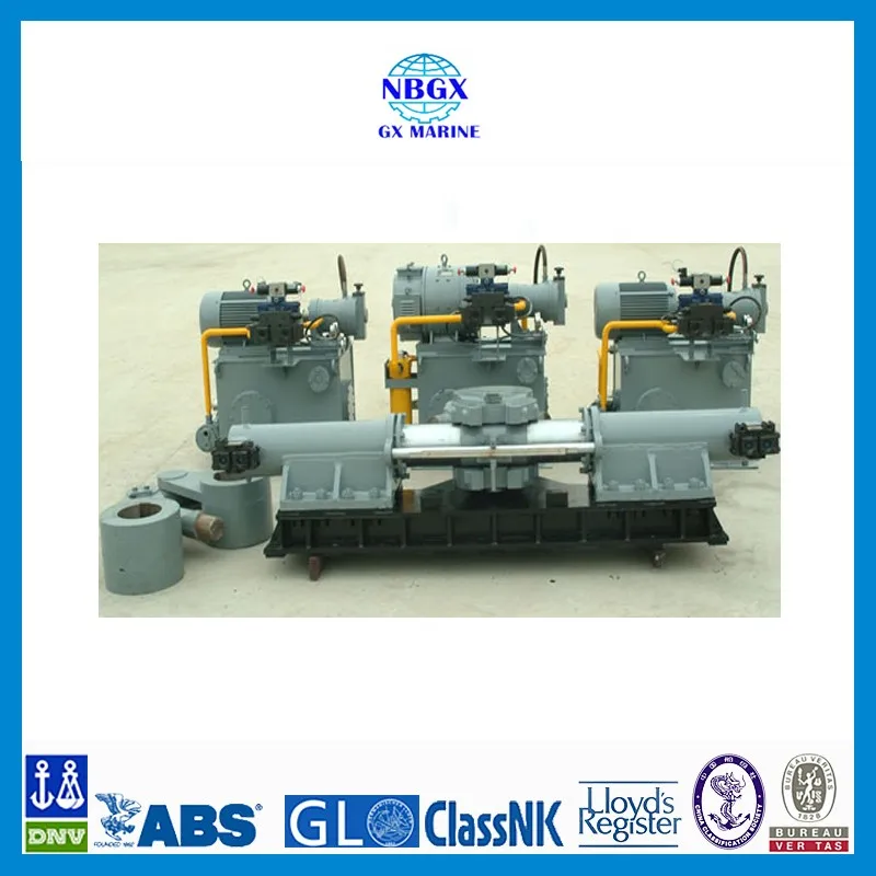 Hydraulic Shifting Yoke Steering Gear Twin Rudders Two Cylinders Style ...