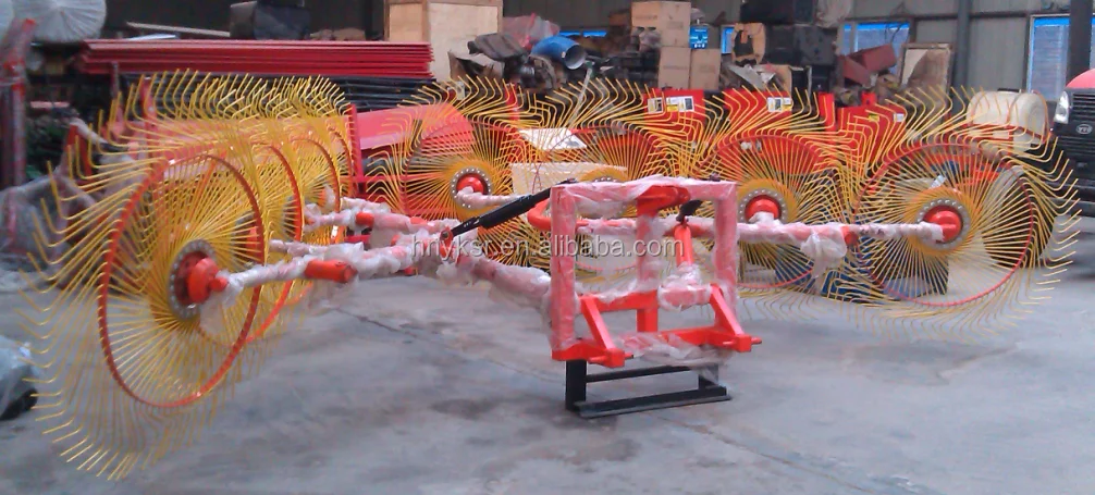 A New Type Of Disk Grinding Rake/high Performance Finger Rotary Hay ...