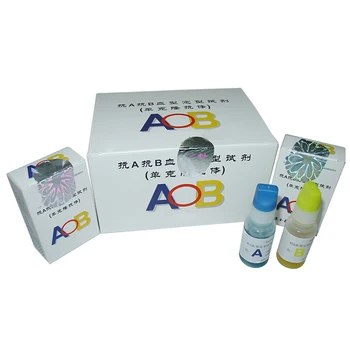 One Step Abo Blood Grouping Type Rapid Test Kit/blood Typing Reagents ...