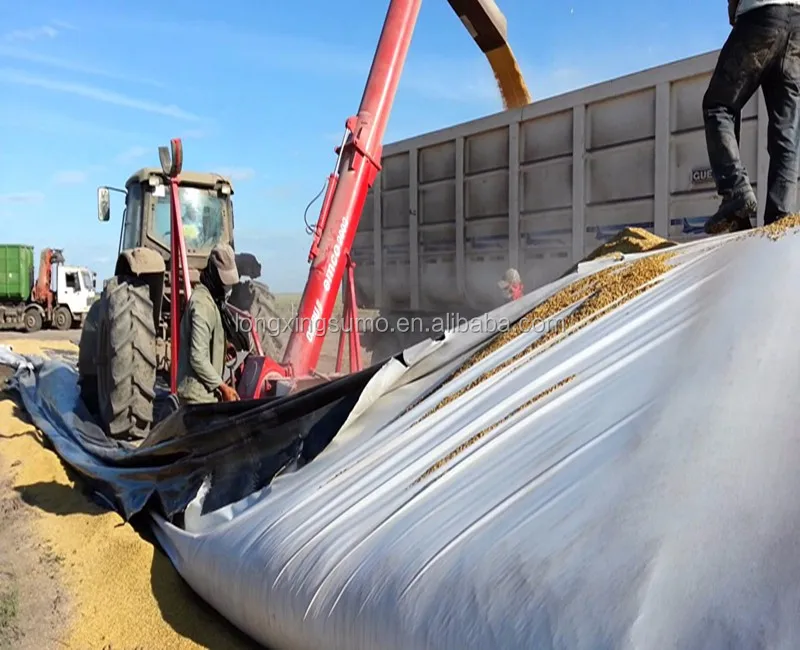 Agricultural Plastic Polyethylene Grain Silage Silo Tube Bag For Grain ...