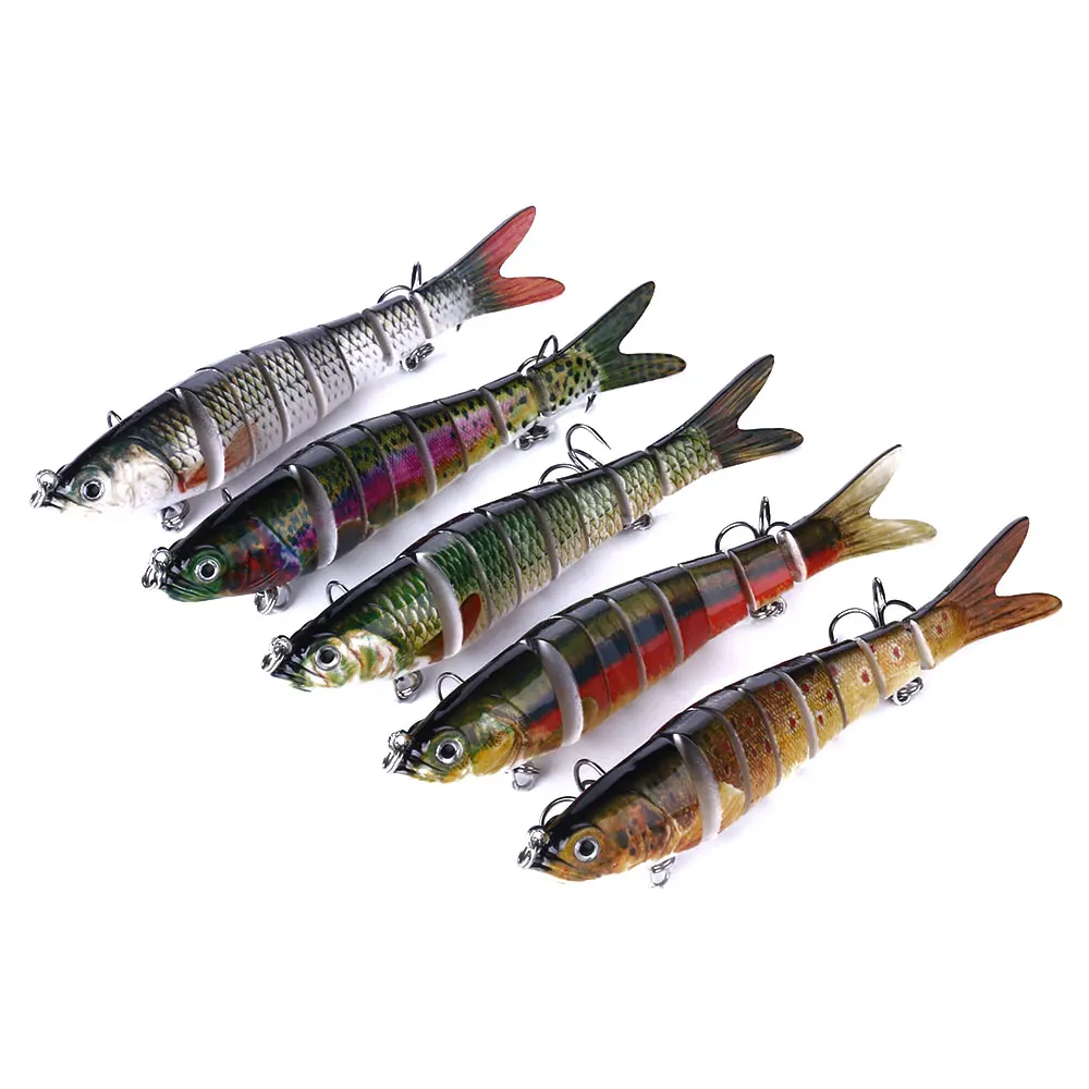 1pcs Fishing Lure Multi Jointed Hard Bait 137mm 27g Lifelike Joint Bait ...