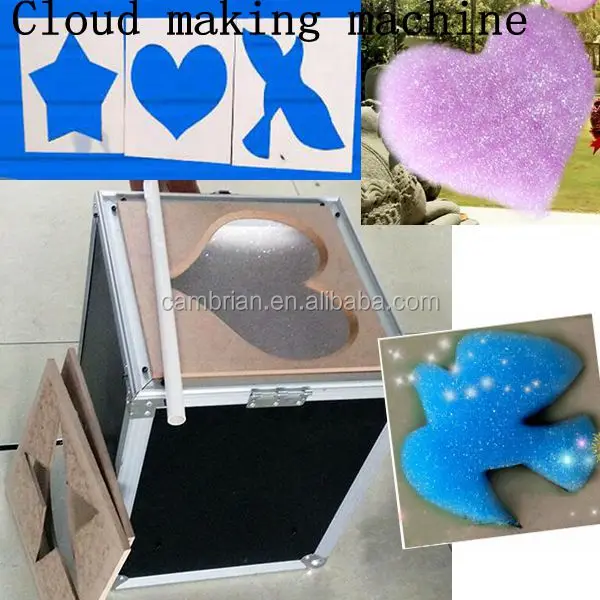 Custom Size Helium Foam Cloud Making Machine With Different Shapes ...