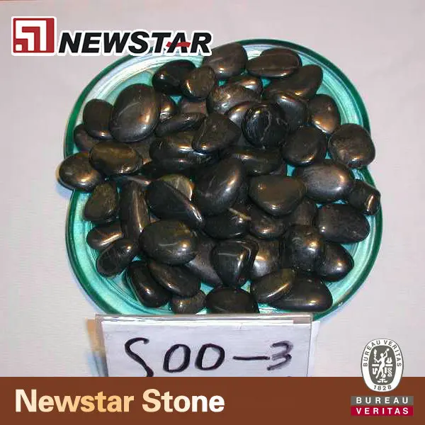 Natural Oval Cobbles & Pebbles For Gardens Pebble Stone Round Medallion ...
