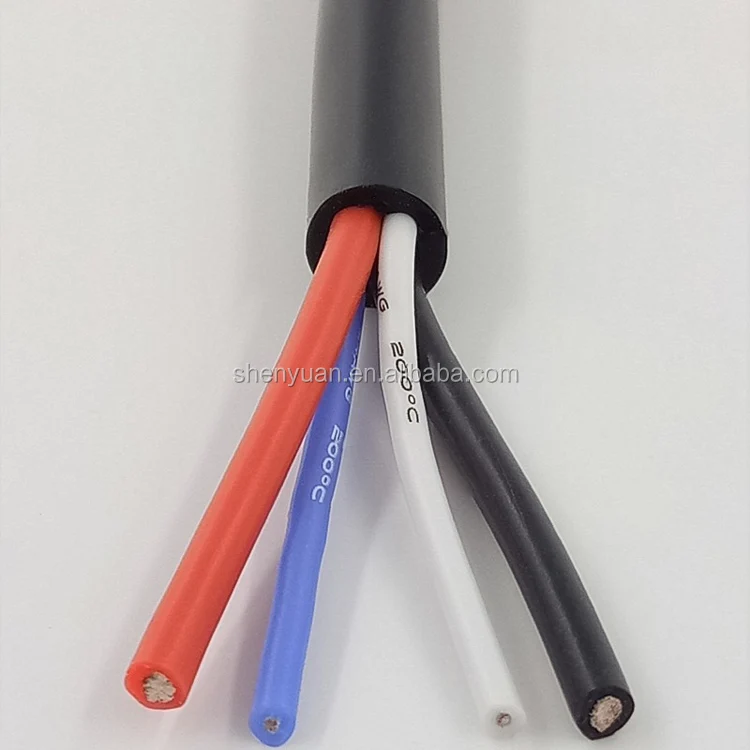 Ygz/ygzb 4 Core 0.75mm2 1mm2 Silicone Rubber Flex Cable - Buy Ygzb ...