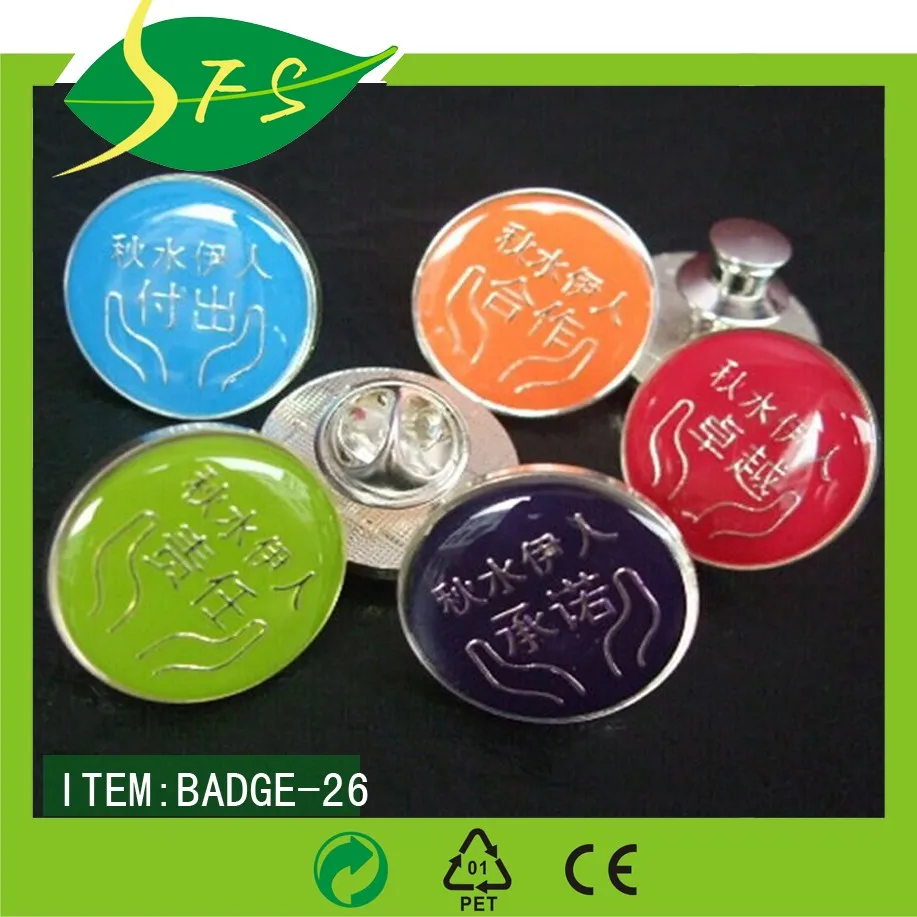 Custom Epoxy Pin Badge With Your Own Design Botton Name Magnetic ...