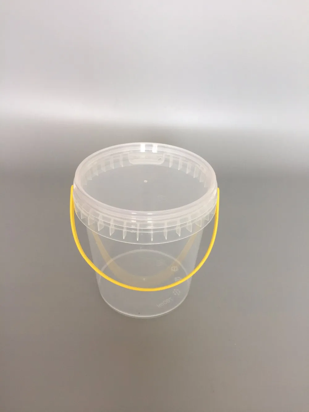 1litre Clear Plastic Pail With Lids Food Grade - Buy 1litre Food Grade ...