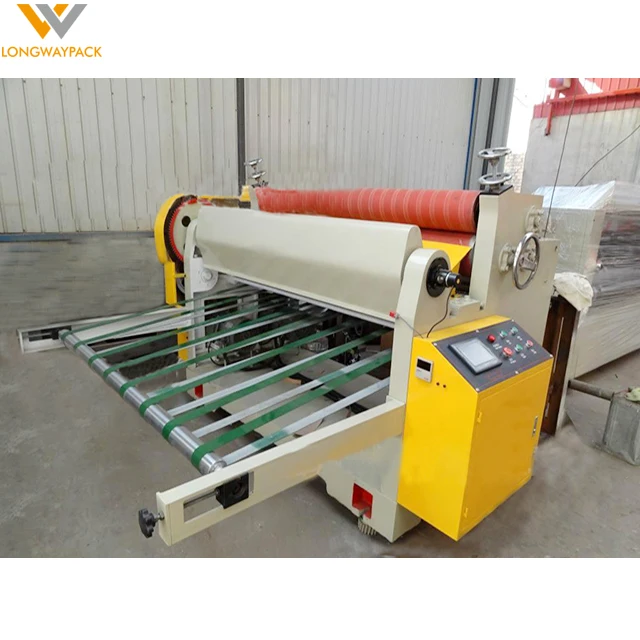 2 Layer Corrugated Paperboard Cutting Machine - NC Type Reel Paper ...