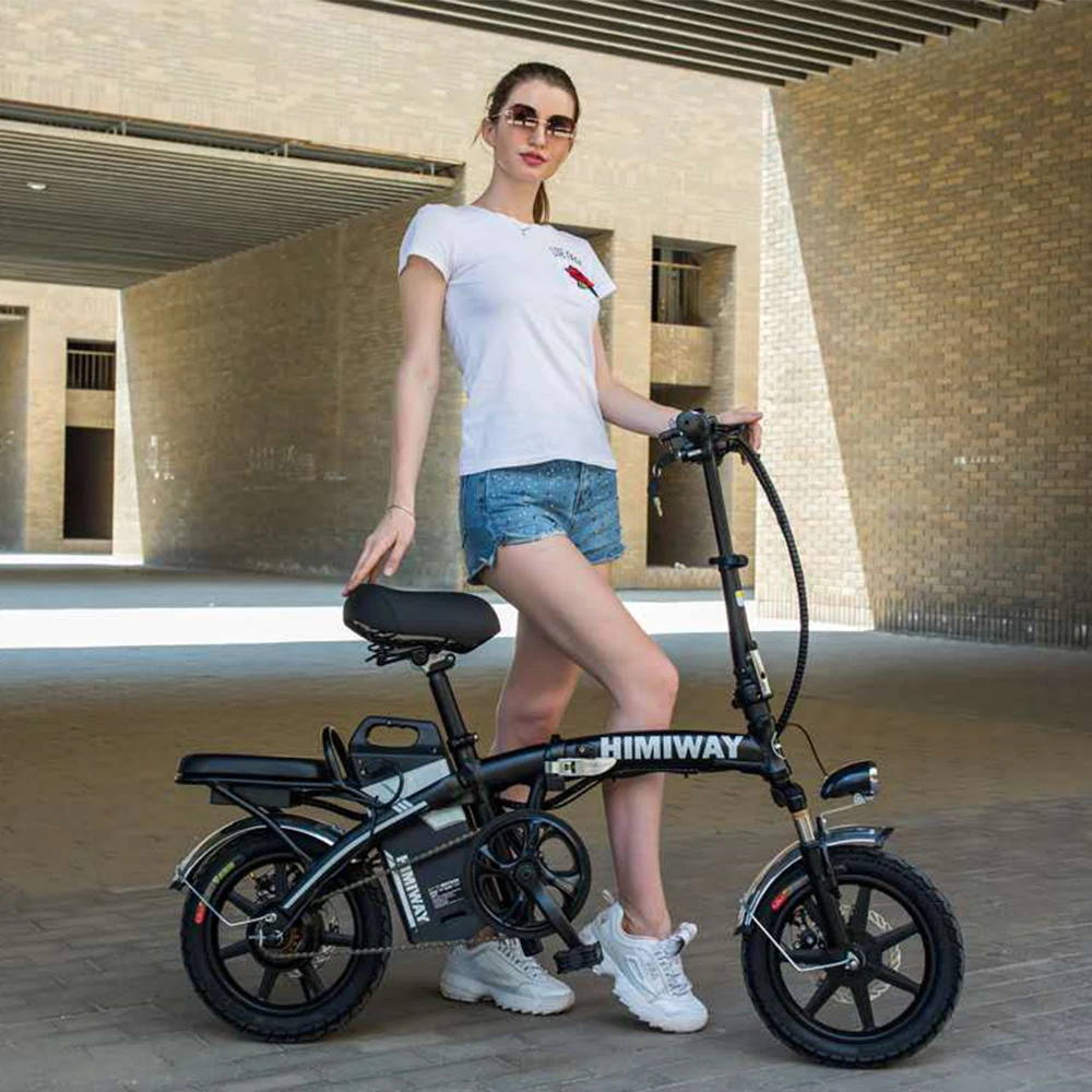 Fashion Hybrid Lithium Battery Powered Electric Bicycle Folding Mini ...