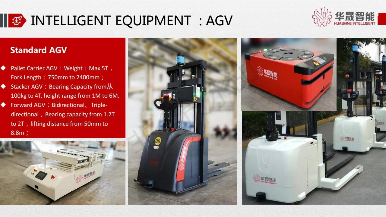 Huashine Intelligent Agv/rgv/amr With Asrs Equipment For In Case Of Motor Making Plant Lines ...