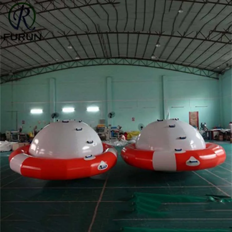 Special! Hot! Inflatable Flying Ufo Boat Inflatable Floating Water Park ...