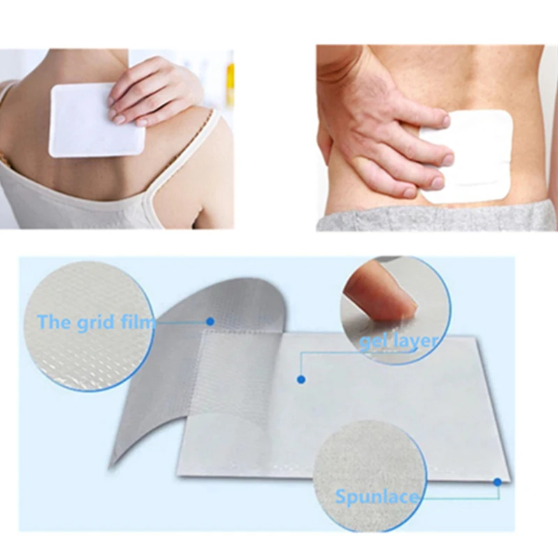 1box=5pcs(10*14) Health Medical Pain Relieve Patch Cool Gel Pain ...