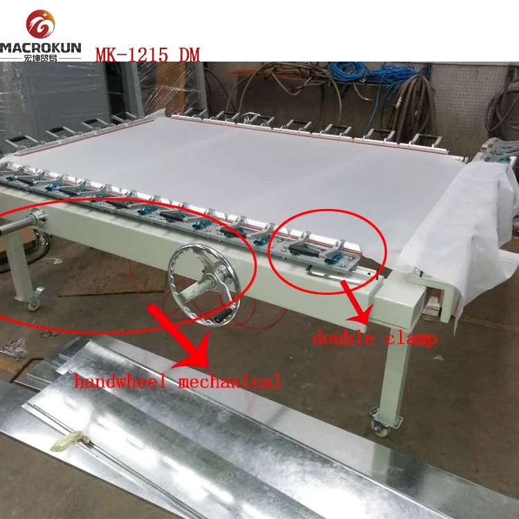 Screen Printing Mesh Tension Stretcher/screen Stretching Machine - Buy ...