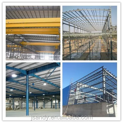 Portal Frame Building Prefabricated Steel Frame Workshop Warehouse Sale ...