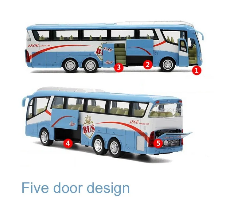 6pcs Pull Back Die Cast Toy Bus For Sale - Buy Die Cast Toy,Die Cast ...