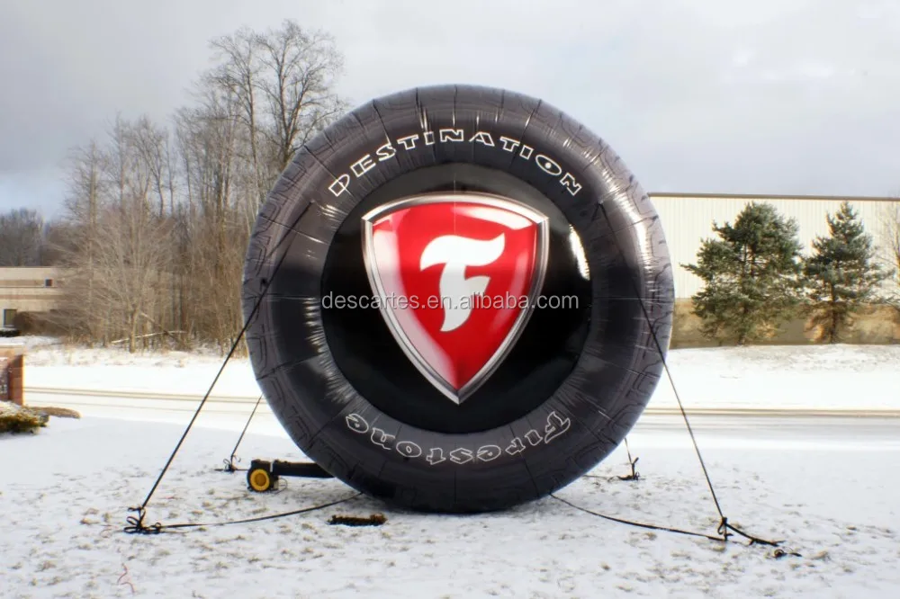 Inflatable Car Wheel Balloons - Customized Advertising Models