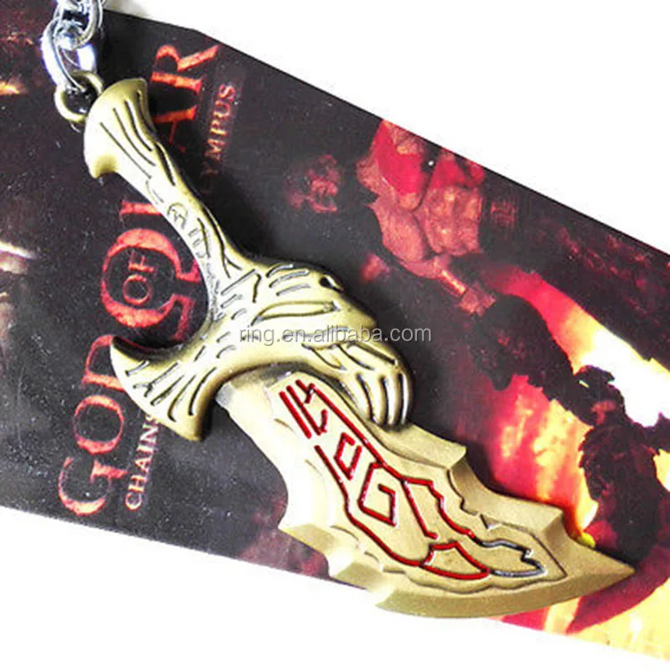 God Of War Kratos Weapons Blade Of Chaos Metal Key Chain Fashion Gifts ...