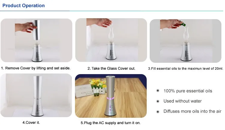 Fragrance Aroma Nebulizer Essential Oil Diffuser Without Water - Buy ...