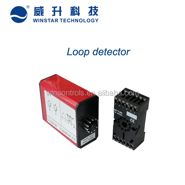 Detector de lazo inductivo 1 canal para torniquetes, AC110/220V, 110×37 ...