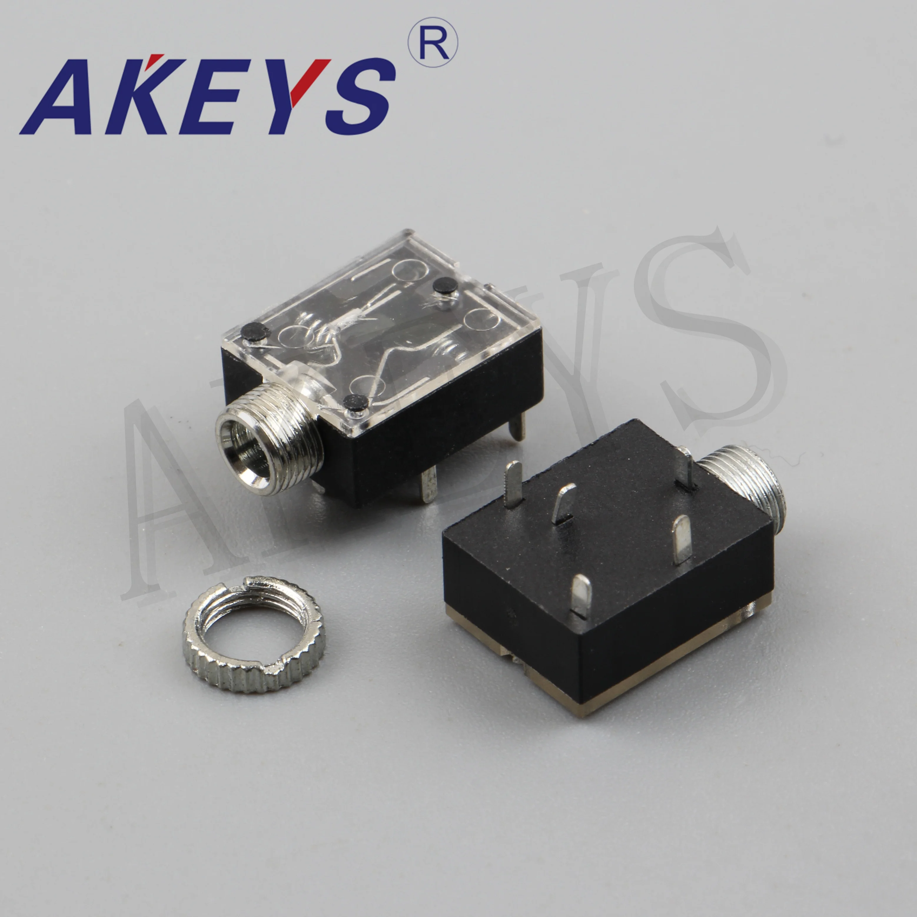 Pj-324m Dip Pcb Mount 5 Pins 3.5mm Socket Headphone Stereo Audio Jack ...