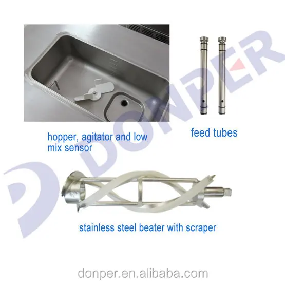 Donper Italian Sundae Frozen Yogurt Soft Serve Ice Cream Machine Prices ...