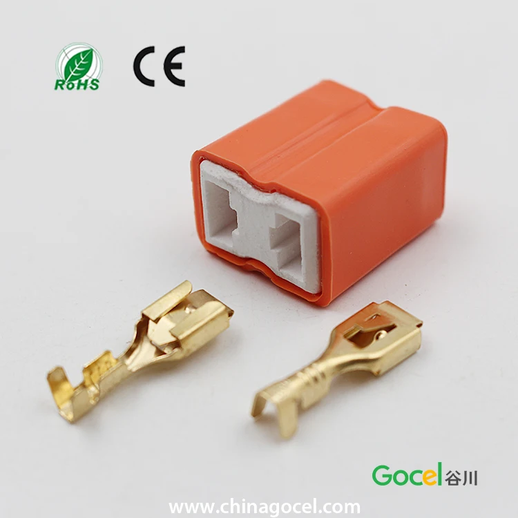 Car Lamp Holder,Brass Wire Terminal Connectors,Ceramic Terminal Housing,Dj621-f6.3,H7-2a - Buy ...
