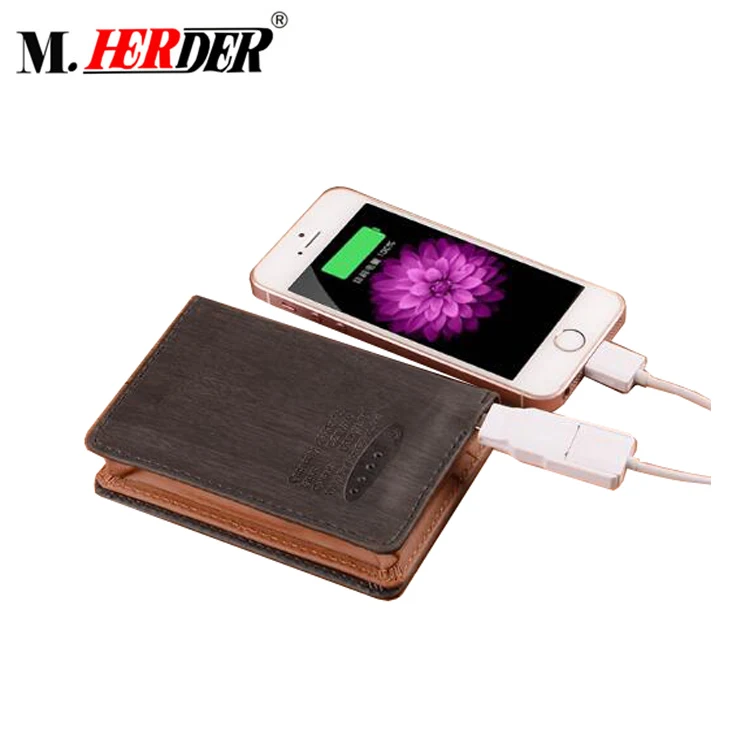 Power Bank Gps Wireless Charging Smart Wallet Electronic Usb Wallet ...