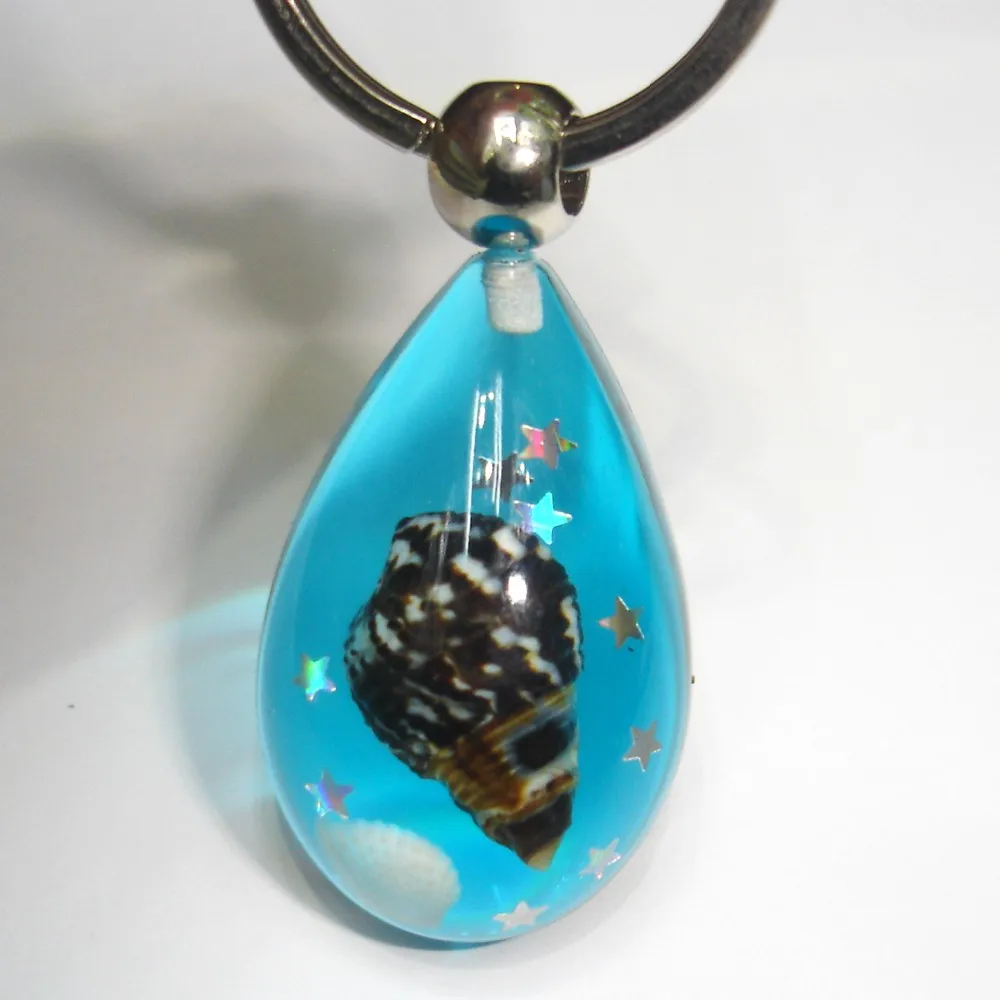 Sea Shell Keychain Custom Production Fashionable Jewelry Resin Keychain ...