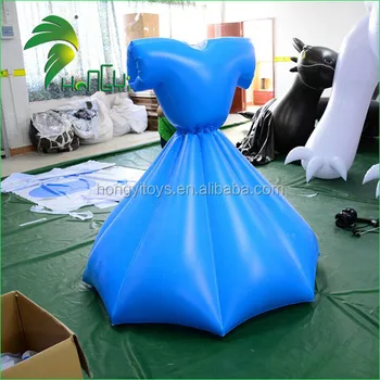 Customized Inflatable Blue Color Skirt Suit / Inflatable Mattress ...
